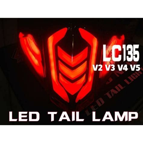 Tail Lamp Lc135 V2 V3 V4 V5 Lampu Led Tail Lamp Lc V2 Lc 4s Lc135 4s V2 V3 Lc135 4s New V4 V5 V6