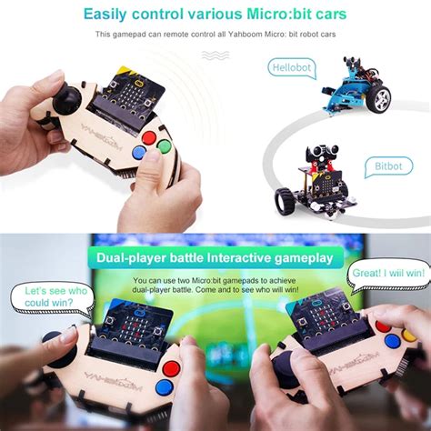 Yahboom Gamepad Joystick Breakout Board For Bbc Microbit V2v15 Without Microbit V215 Board