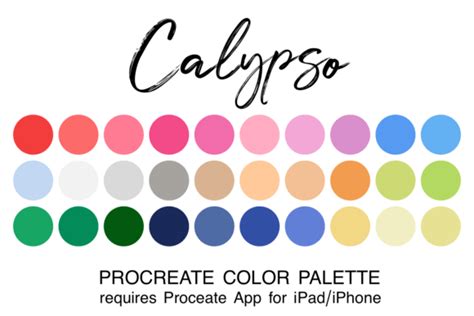 Fresh Citrus Procreate Color Palette Procreate Tool Instant Etsy Artofit
