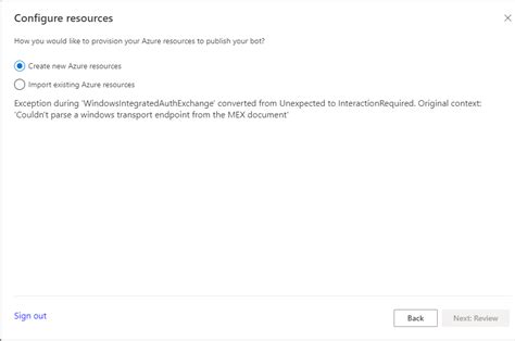 Publish Error · Issue 7783 · Microsoftbotframework Composer · Github