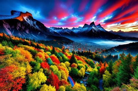 Hermoso Paisaje De Bosque M Gico Foto Premium