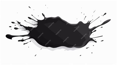 Ink Blot Splash Silhouette Vector Symbol Icon Premium Ai Generated Vector