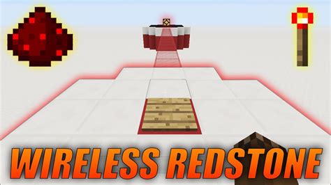 Wireless Redstone In Minecraft Minecraft Console Edition Mods And Redstone Youtube