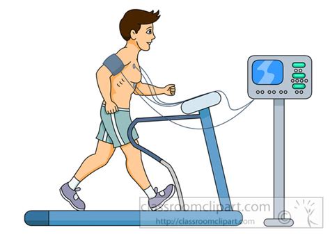 Medical Clipart Stress Test Exercise Electrocardiogram Treadmill Test