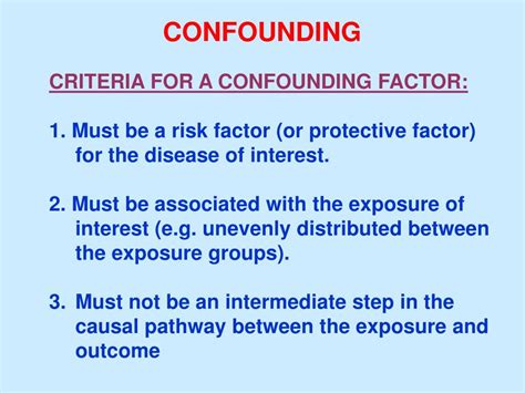 Ppt Confounding Powerpoint Presentation Free Download Id971248