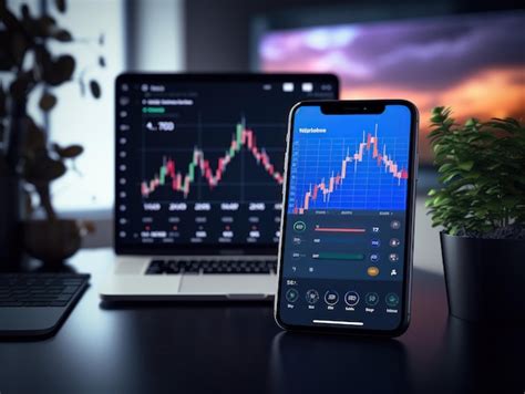 financial stock market graph concept of business investment and future