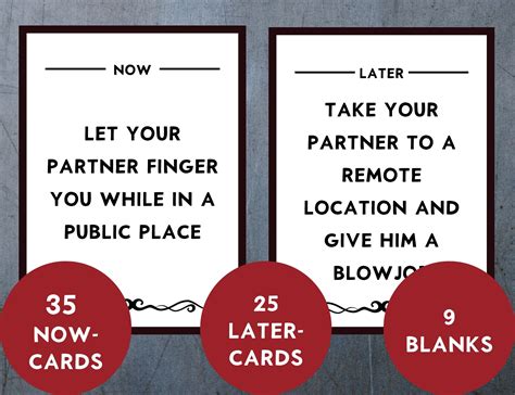 Sex Game 60 Sex Challenges For Her Printable Sexy Card Game Sexytoy For Couples Etsy