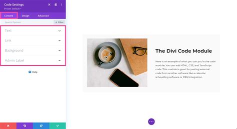 The Divi Code Module Elegant Themes Documentation