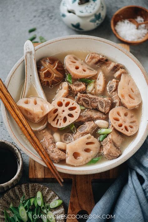 Lotus Root Soup With Pork Ribs 排骨莲藕汤 Omnivores Cookbook
