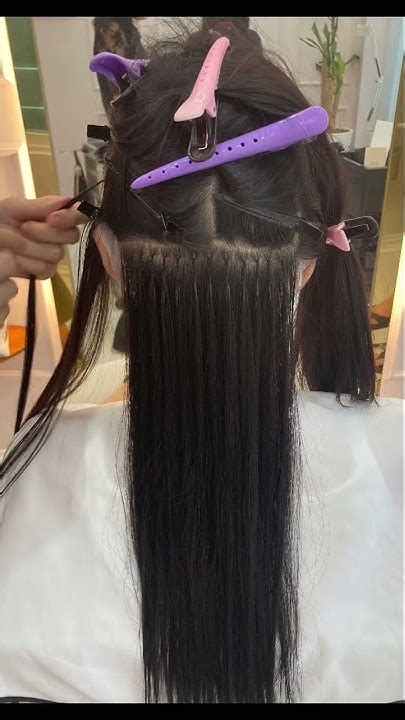 티 안나게 숱추가 붙임머리 완성 Youtube