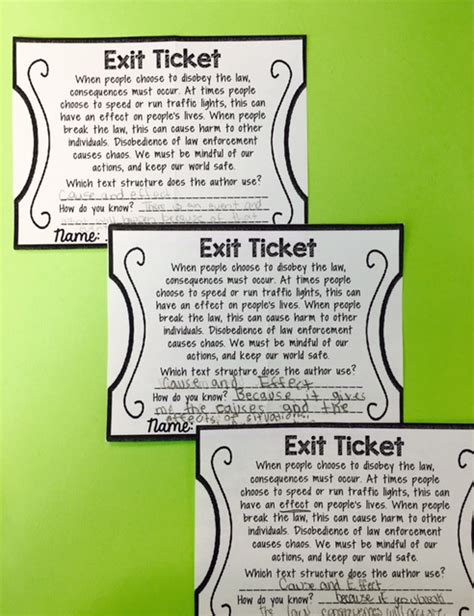 Exit Tickets To Assess Hillary S Teaching Adventures