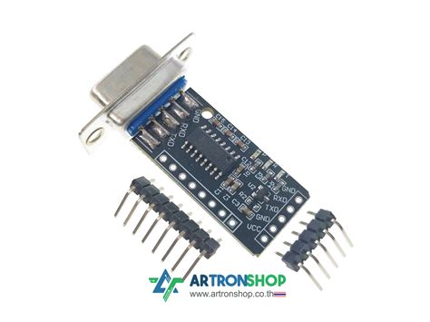 Max3232 Uart Ttl To Rs232 โมดูลแปลง Uart เป็น Rs232 Artronshop บอร์ดอิเล็กทรอนิกส์ Arduino