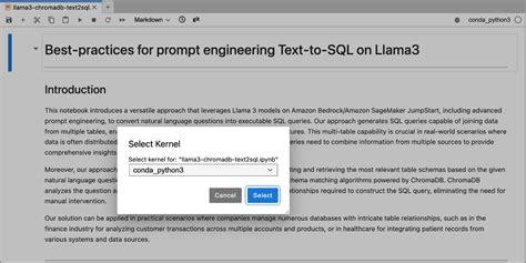 best practices for prompt engineering with meta llama 3 for text to sql use cases aws machine