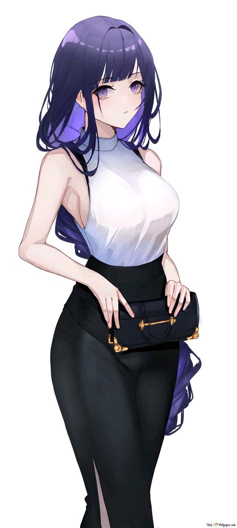 Hot Girl Raiden Makoto Genshin Impact K Wallpaper Download