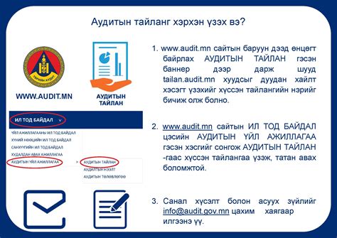 АУДИТЫН ТАЙЛАНГ ХЭРХЭН ҮЗЭХ ВЭ Үндэсний Аудитын Газар