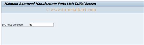 MP01 SAP Tcode Maintain AMPL Records