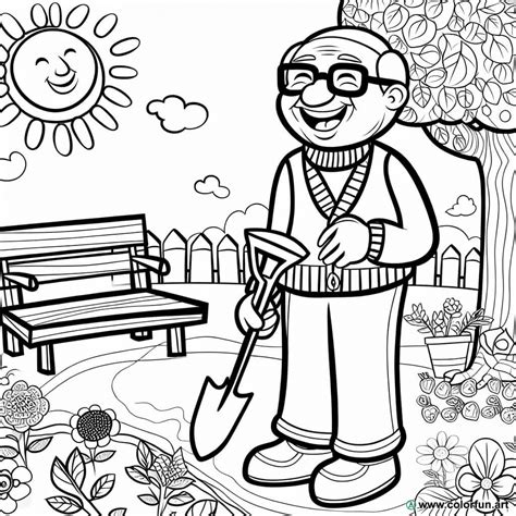 Coloring Page For Active Seniors Download Or Print For Free