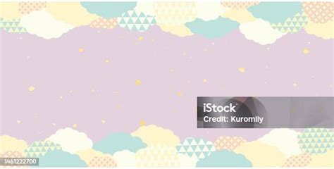 Awan Gaya Jepang Dan Bahan Latar Belakang Pola Ilustrasi Stok Unduh Gambar Sekarang Awan