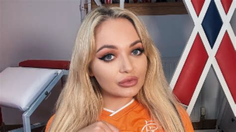 Rangers Daft Onlyfans Star Lana Wolf Welcomes Todd Cantwell To Ibrox With Cheeky Message On Body