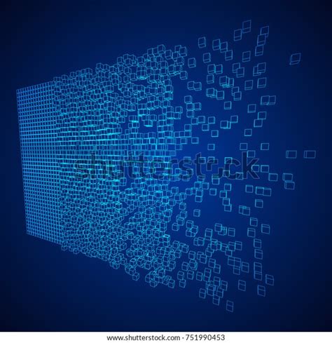 Big Data Visualization Machine Learning Algorithms Stock Vector Royalty Free