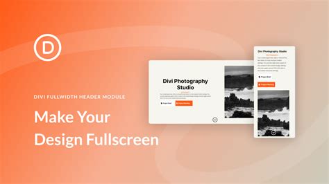 how to make your divi fullwidth header module fullscreen elegant themes blog kerbco web services