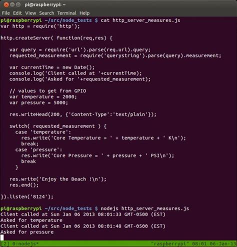 Raspberry Pi Likes Node Js