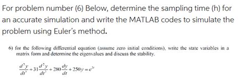 For Problem Number Below Determine The Sampling Chegg Com