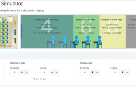 Projector Distance Calculator ABM Data Systems