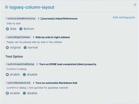 Github Yu000jplogseq Column Layout If Youre Using Wide Monitors