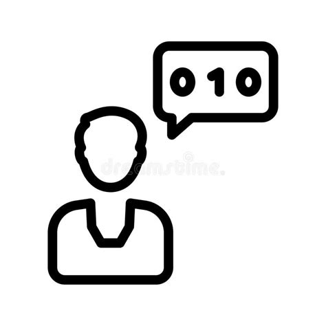 Programmer Developer Icon Stock Vector Illustration Of Programmer