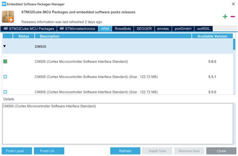 Solved Where Is Cmsis In Latest Cubeide Stmicroelectronics Community
