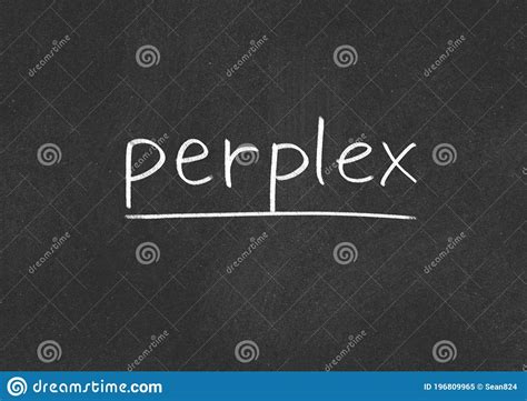 Perplex Stock Image Image Of Conceptual Concept Word 196809965