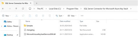 Updating A Cryptographic Provider For Ekm With Azure Key Vault Level