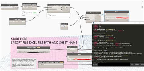 Customizing Outputting Excel Files Name Revit Dynamo