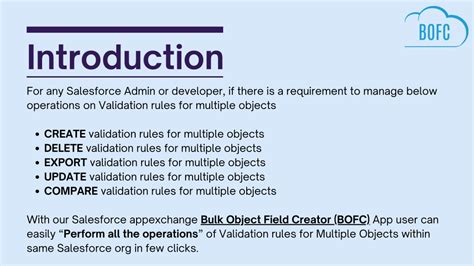 Ppt Manage Validation Rules For Multiple Objects In Salesforce