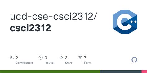 Github Ucd Cse Csci2312csci2312