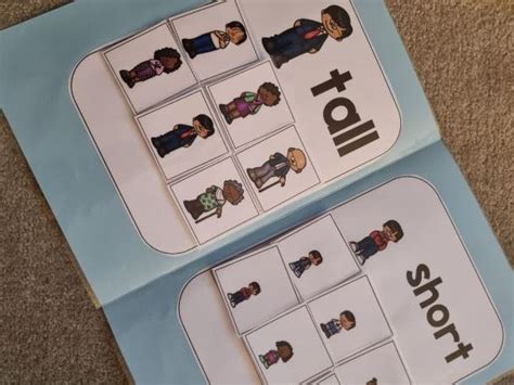 Tall And Short Sorting File Folder Teaching Resources