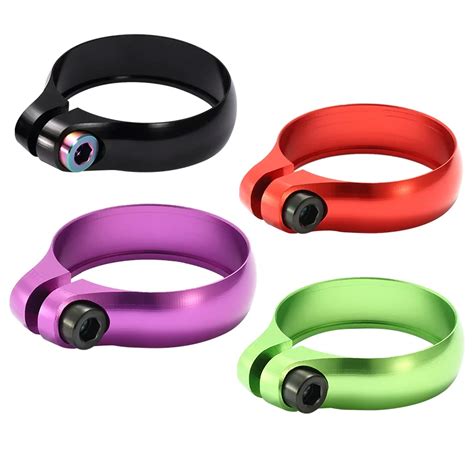 최신 슈퍼 라이트 티타늄 자전거 시트 포스트 클램프 Cnc 합금 안장 시트 포스트 클램프 272308316mm 산악 자전거 시트 포스트시트포스트 클램프