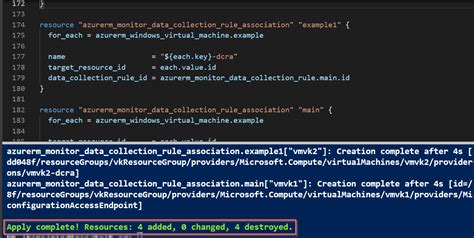 Terraform Azure Log Analytics Workspace Only Picking Up One Vm