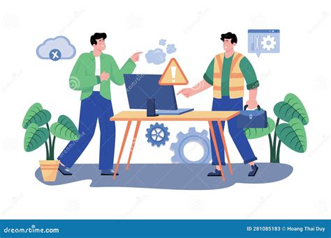Technical Support Representative Troubleshooting Customer Technical