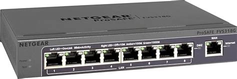 Amazon Com Netgear FVS318G ProSafe 8 Port Gigabit VPN Firewall Electronics