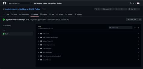 GitHub AnalyticNaveen Building A CI CD Pipline