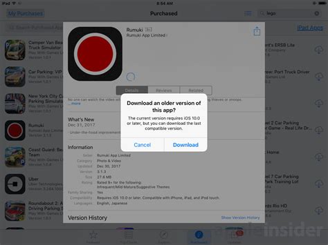 How To Download Old Versions Of Apps From The App Store On An Older Iphone Or Ipad That Cant