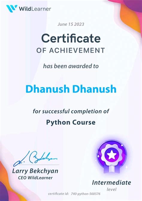 Python 🪱 Dhanush M