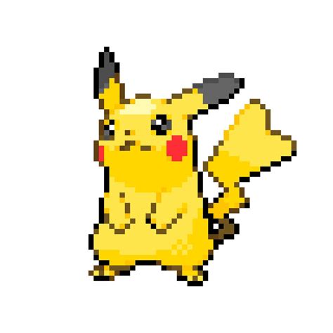 Pikachu Pixel Art By Hiyorie On Deviantart