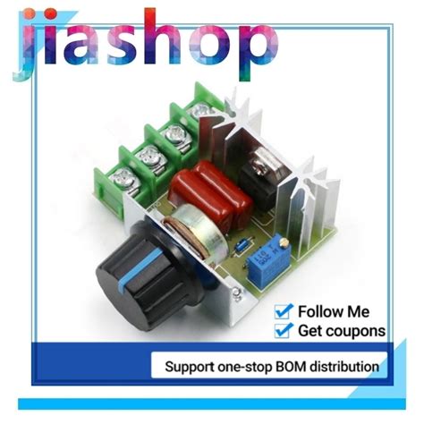 Ac 220v 2000w Scr Voltage Regulator Dimming Dimmers Motor Speed Controller Thermostat Electronic