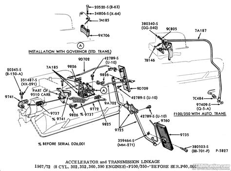 C6 Kickdown Linkage Diagram