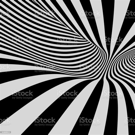 흑백 배경입니다 착시와 패턴입니다 벡터 일러스트입니다 3차원 형태에 대한 스톡 벡터 아트 및 기타 이미지 3차원 형태 가리기 검은색 Istock