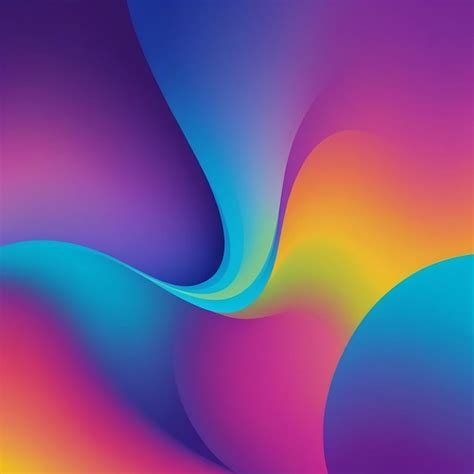 Smooth Blended Gradient Background Premium Ai Generated Image