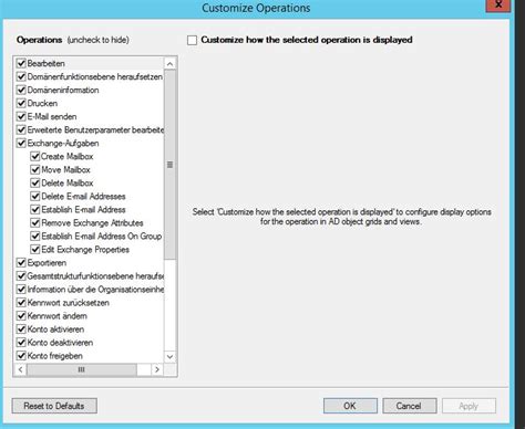 Web Interface Cutomize Operations Some Text In German Adaxes Qanda